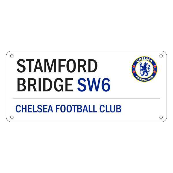 Chelsea Street Sign (White) – The Hamlet British Store